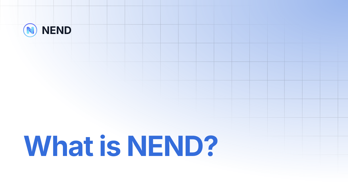 What is NEND? | NEND